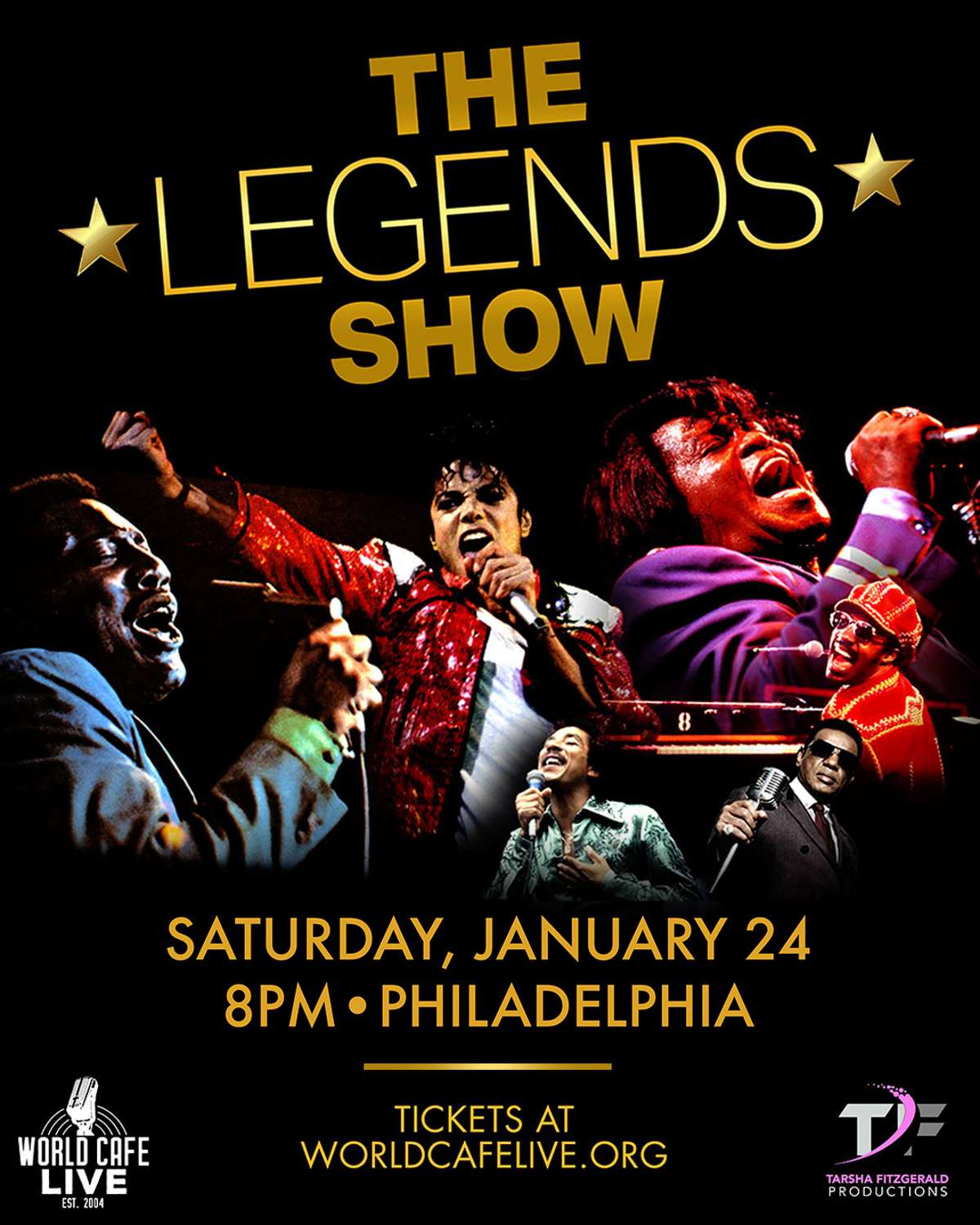 The Legends Show: Tribute To Michael Jackson, James Brown, Stevie ...